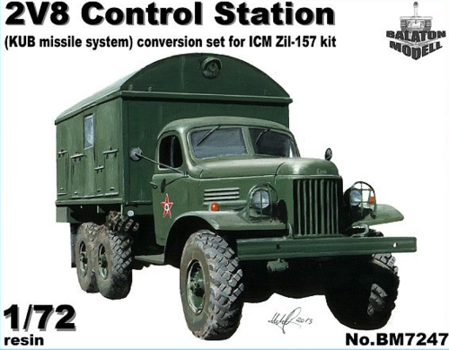 Balaton Modell BM7247 KUNG-1 shelter for Zil-157 kit