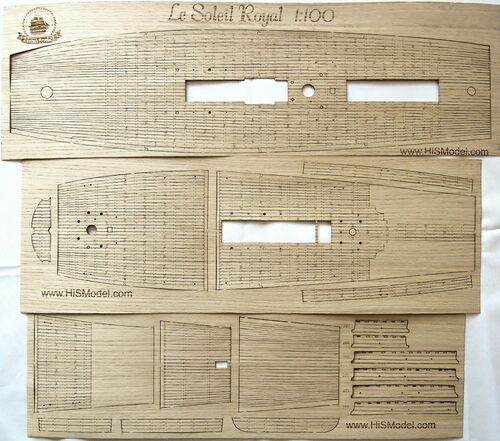 HiSModel D002-O Soleil Royal - Oak wooden deck