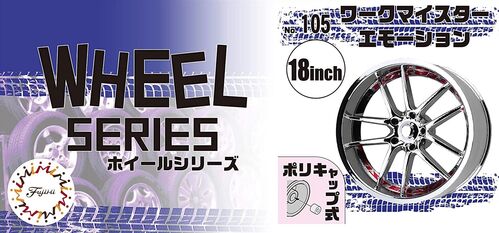 Fujimi 193656 Wheel Series No.105 Work Meister Emotion 18-inch