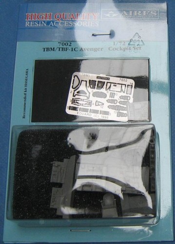DISCONTINUED Aires 7002 TBM AVENGER cockpit set Hasegawa