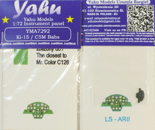 Yahu Models A7292 Ki-15 / C5M Babs (LS-Arii)
