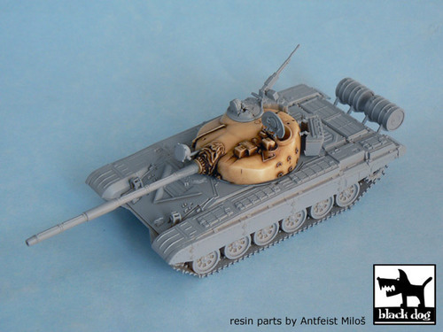 Black Dog T72007 T72 M1 CZ for Revell 03149, 1 resin part