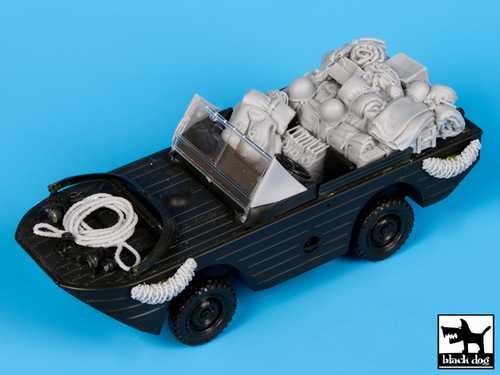 Black Dog T35057 Ford G.P.A Amphibian accessories set for Tamiya