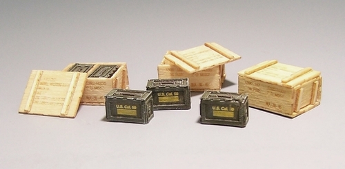 Plus Model 420 US ammunition boxes - Vietnam