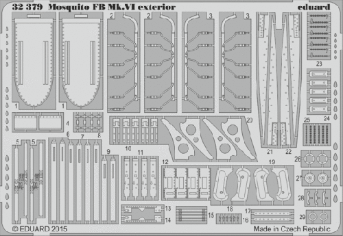 Eduard 32379 Mosquito Mk.VI exterior Tamiya 60326