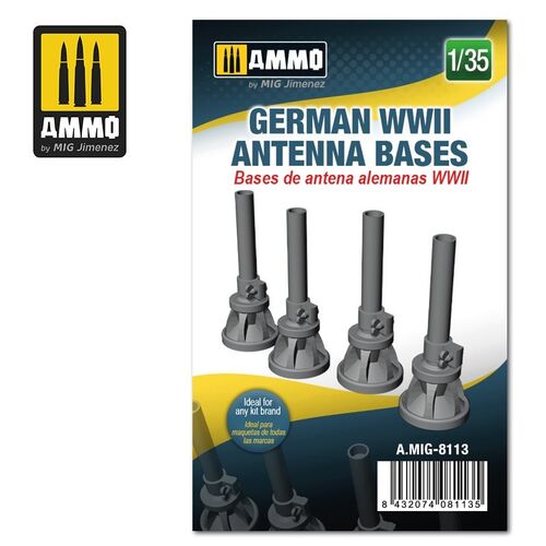 AMMO of Mig Jimenez 8113 German WWII Antenna Bases