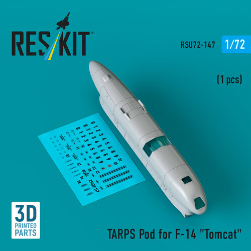 RES/KIT U72-0147 TARPS Pod For F-14 'Tomcat' (1pc) (3D Printed)