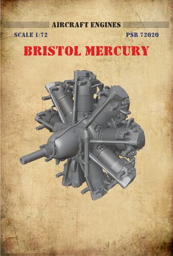 Print Scale PSR72020 Aircraft Engine Bristol Mercury
