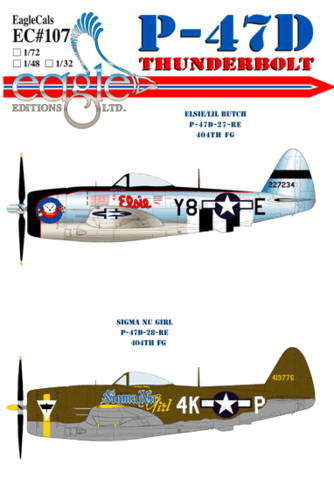 Eagle Editions D107-48 P-47 D Thunderbolt