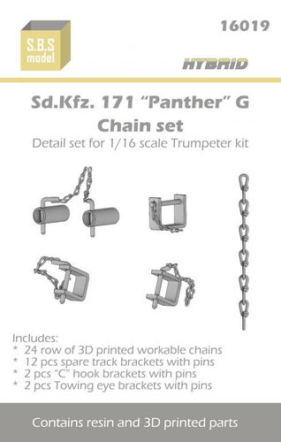SBS Model 16019 Sd.Kfz. 171 “Panther” G chain set