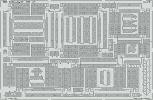 DISCONTINUED Eduard 53254 USS Langley CV-1 Trumpeter