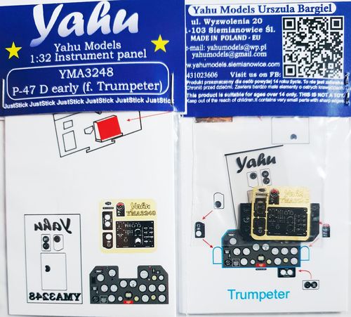 Yahu Models A3248 P-47 Early (Trumpeter