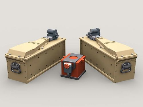 Legend LF3D060 M134 Minigun 3,000 round 3-Bay Ammo Box set