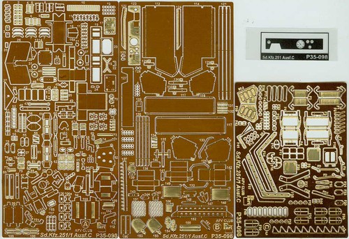Part P35-098 Sd.Kfz.251/1 Ausf.C AFV Club