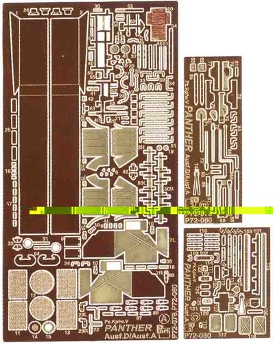 Part P72-080 Pz.Kpfw.V Panther Ausf.A Revell