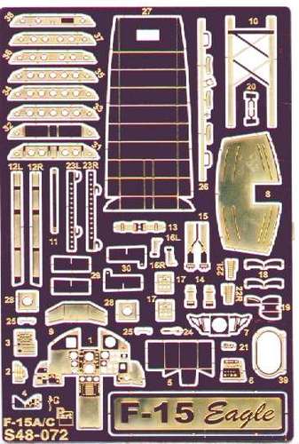Part S48-072 F-15 A/C (cockpit) Academy