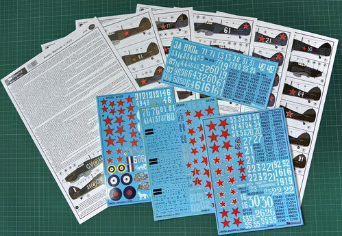 Begemot Decals 48-058 Hawker Hurricane in the USSR Decals