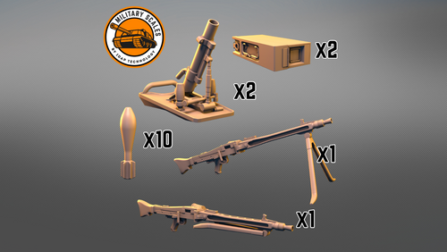 IDAP Technology PMI0334A German Support Weapon Set