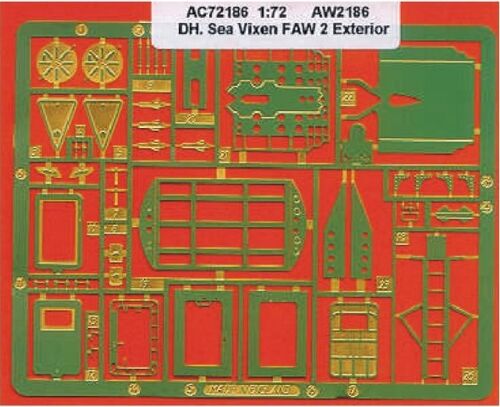 Airwaves C72186 De Havilland Sea Vixen FAW.2 exterior, ladder etc (designed to be used with Eastern Express, FROG, Novo and Revell kits)