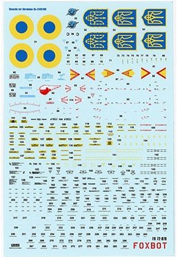 FOXBOT 72-080T Digital Sukhoi Su-24M/MR, Ukrainian Air Force and Stencils