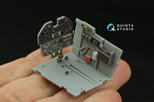 Quinta Studio QD32208 Curtiss P-40 F War Hawk - 3D-Printed & Coloured Interior (for Trumepter kits)