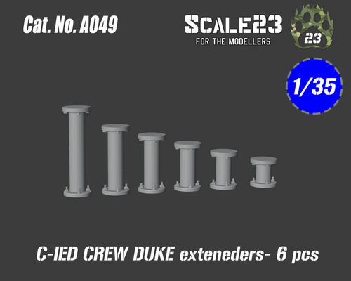 Scale23 35-A049 Przedłużenie anteny C-IED Crew Duke (6 szt.)
