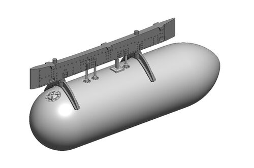 DEAD Design Models 3D72004 Nakajima Ki-43 II Hayabusa - Late Drop Tanks