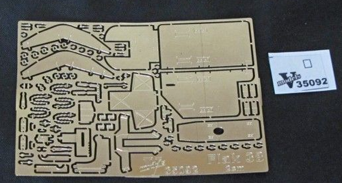 VModels 35092 German WWII Flak 38 2 cm AA Gun - Upgrade PE & Film Set (for ICM Kits)