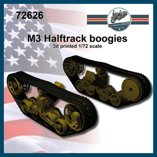 FC ModelTrend 72626 US M3 Half-Track - Boogies (3D Printed)