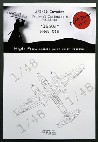 DEAD Design Models NM48048 A/B-26 Invader Nat. Insignias 1950s