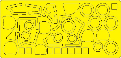 New Ware AM1331 Mil Mi-24 P Hind-F - ADVANCED Kabuki Masks (for Trumpeter Kits)