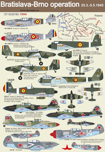 DP Casper 72054 Bratislava - Brno Operation (25.3.1945 - 5.5.1945)