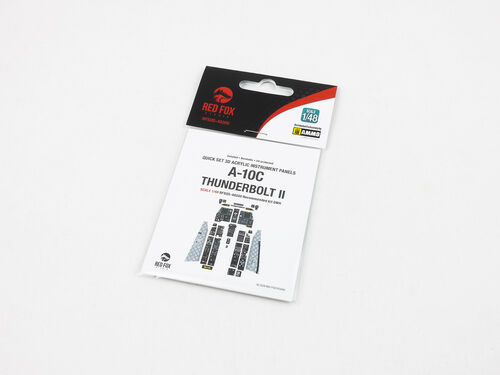 Red Fox Studio QS-48200 Fairchild A-10 C Thunderbolt II - Instrumental Panels (for GWH kit)
