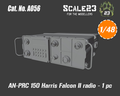 Scale23 48-A056 AN-PRC 150 Harris Falcon II radio - 1 pc