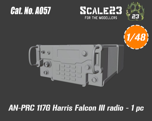 Scale23 48-A057 AN-PRC 117G Harris Falcon III radio - 1 pc