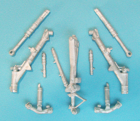 Scale Aircraft Conversions 48219 Dassault Mirage F.1 B - Landing Gear (designed to be used with Kitty Hawk Model kits)