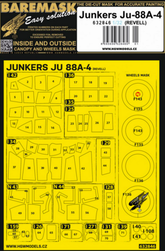 HGW Models 632846 Junkers Ju-88A-4