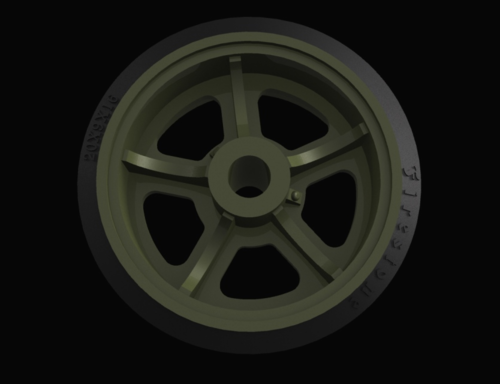 PanzerArt RE35-631 M4 “Sherman” Road wheels Pattern No1