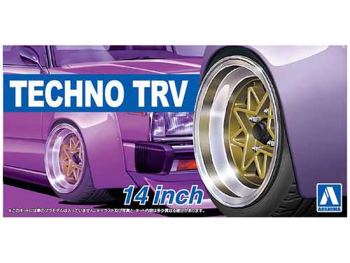 Aoshima 05386 Felgi Techno TRV 14inch