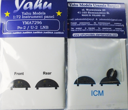 Yahu Models A7296 Po-2 ICM