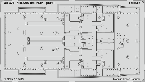 Eduard 32371 MH-60S interior Academy 12120