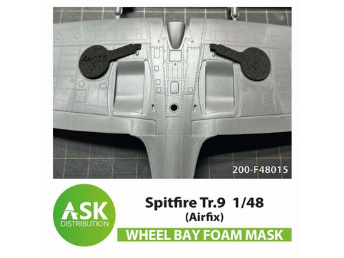 Art Scale Kit F48015 Supermarine Spitfire Tr.9 - Wheel Bay Foam Mask (for Airfix Kits)