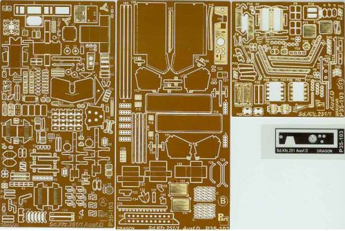 Part P35-103 Sd.Kfz.251/1 Ausf.D Dragon