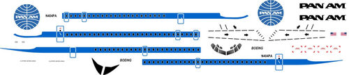 BSmodelle 144647 Boeing 707-321 - Pan Am Decal