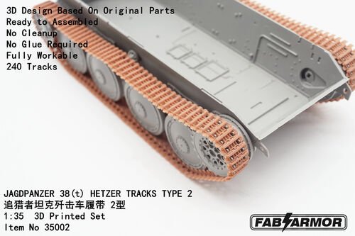 Fab Scale Fa35002 Jagdpanzer 38(t) Hetzer Tracks Type 2
