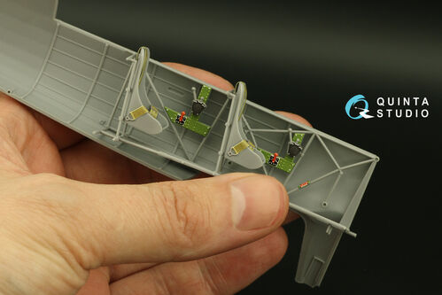 Quinta Studio QD32152 Boeing PT-13/N2S-2/5 Kaydet - 3D-Printed & Coloured Interior (for ICM kits)