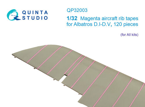 Quinta Studio QP32003 Albatros D.I-D.V - Magenta Rib Tapes (for all kits)