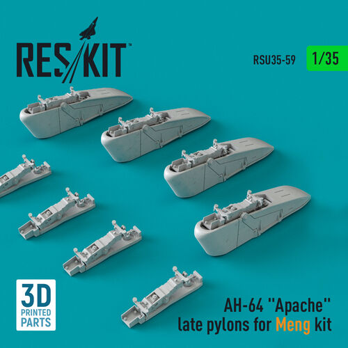RES/KIT U35-0059 AH-64 'Apache' Late Pylons For Meng Kit