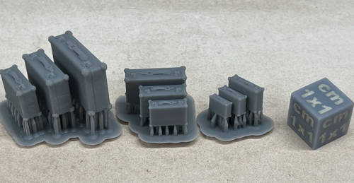 EMP3D 72091007 Walizki retro - 3 różne sztuki