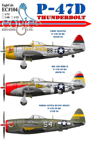 Eagle Editions D104-48 P-47 D Thunderbolt